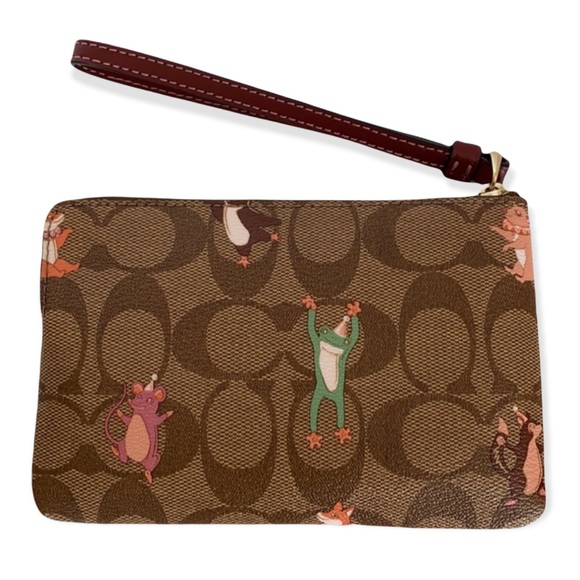 Coach | Bags | Coach Party Animals Zip Wristlet | Poshmark